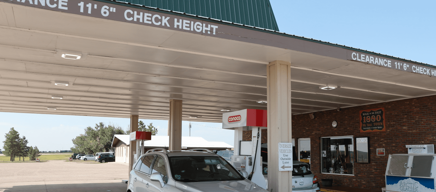 Conoco Gas Station & General Store at South Dakota's Original 1880 Town